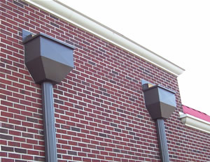 Leader Heads Water Heads Scupper Denver - Gutter Replacement | Gutter ...